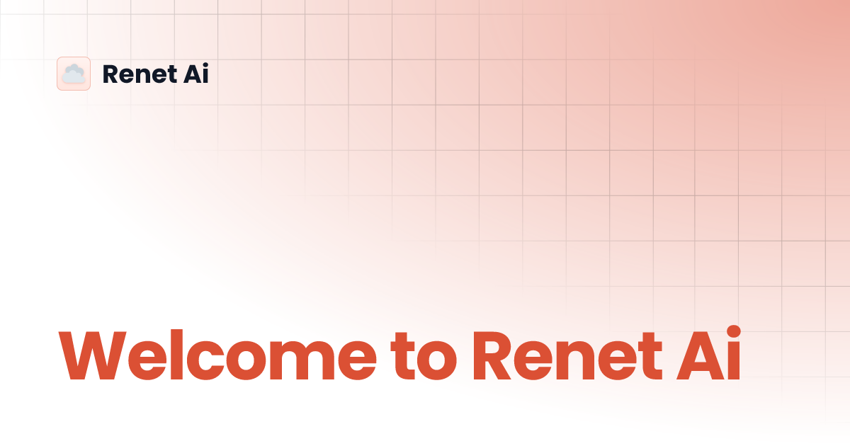 Welcome to Renet Ai | Renet Ai